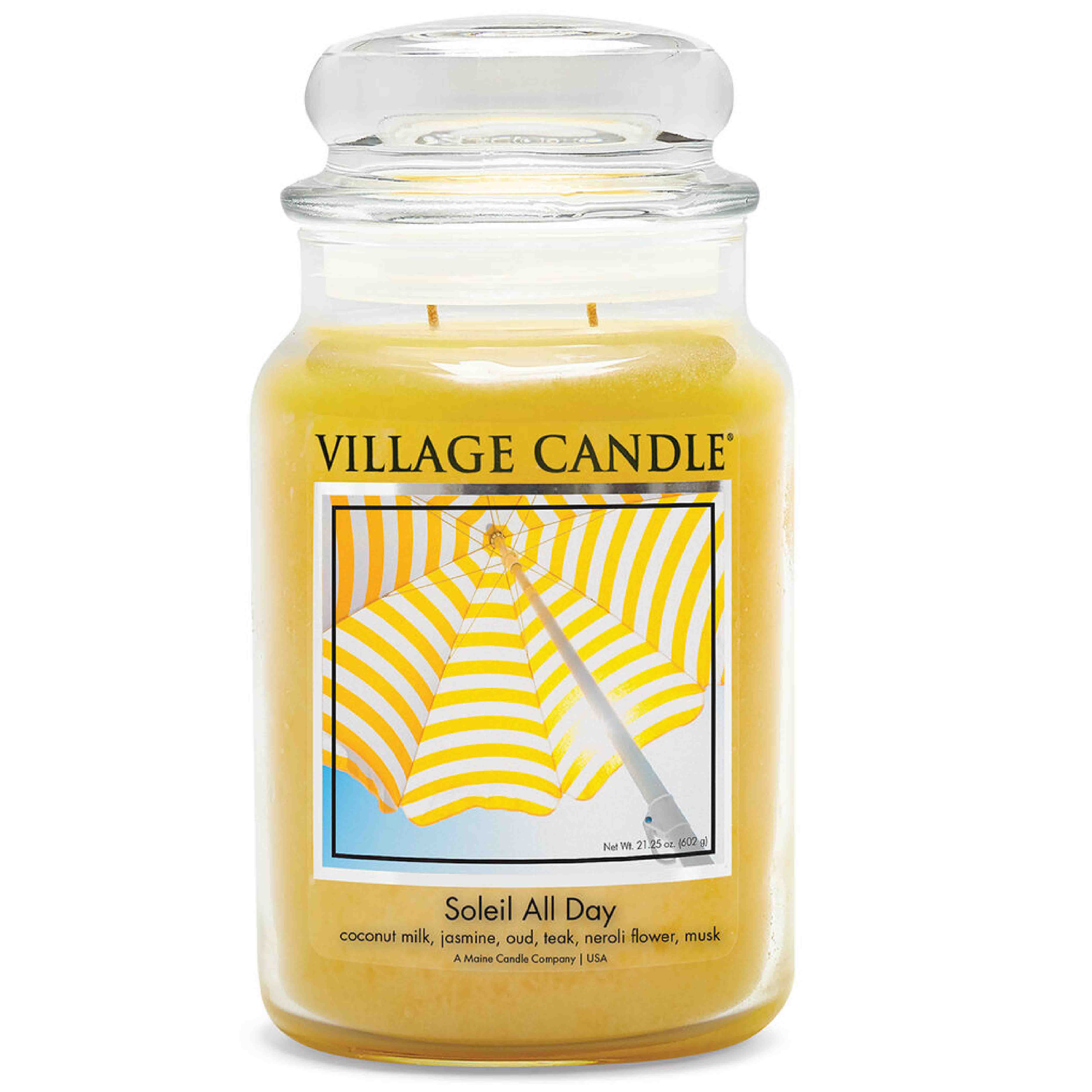 נר ריחני של Village Candle-Soleil All Day (גדול)- 2 נרות ב- 199 ש''ח ...