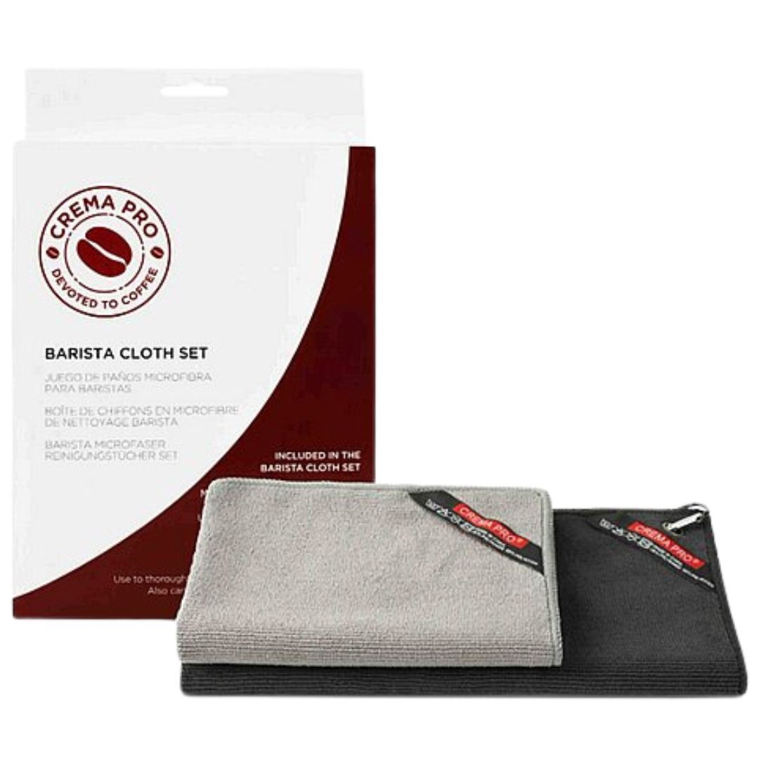מארז 2 מטליות מיקרופייבר - CREMA PRO BARISTA MICRO CLOTH | אביזרי CREMA ...