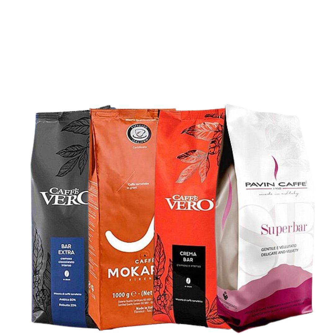 4 ק''ג תערובת פולי קפה מהמותגים המשובחים שלנו | קפה | Vero Cafe